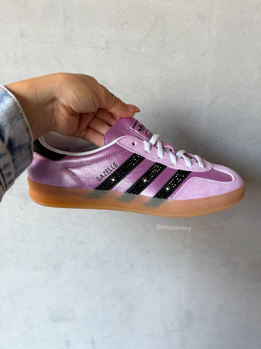 Swarovski Adidas Original Gazelle Indoor – Pink Ivy