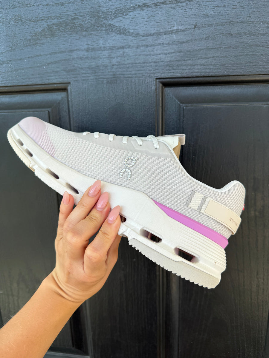 Pink Swarovski On Cloudnova Form Running Shoes – Pink Ivy